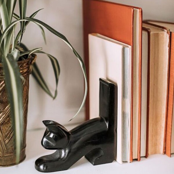 Cat Bookends - Etsy