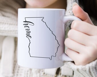 Texas Georgia Mug Long Distance Gift Georgiatexas Mug - Etsy