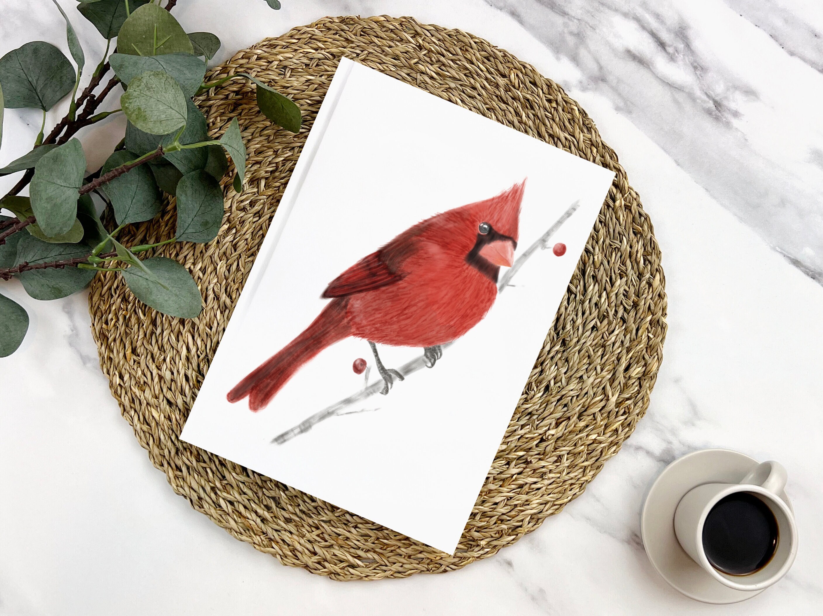 Cardinal Journal Cardinal Notebook Gift Cardinal Birds Journal for Mom ...