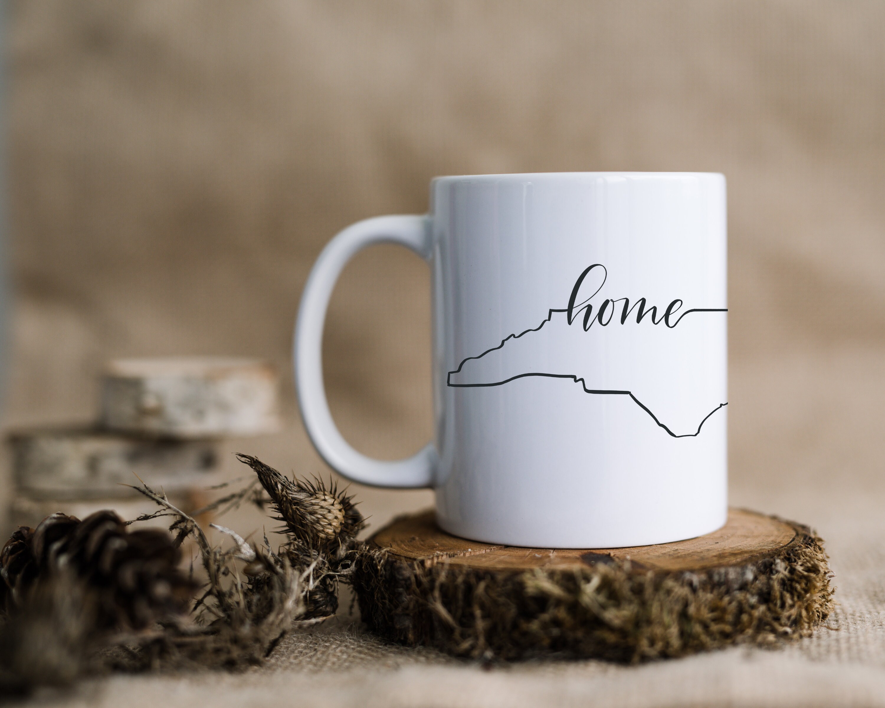 State of North Carolina Mug North Carolina State Mug North Carolina ...