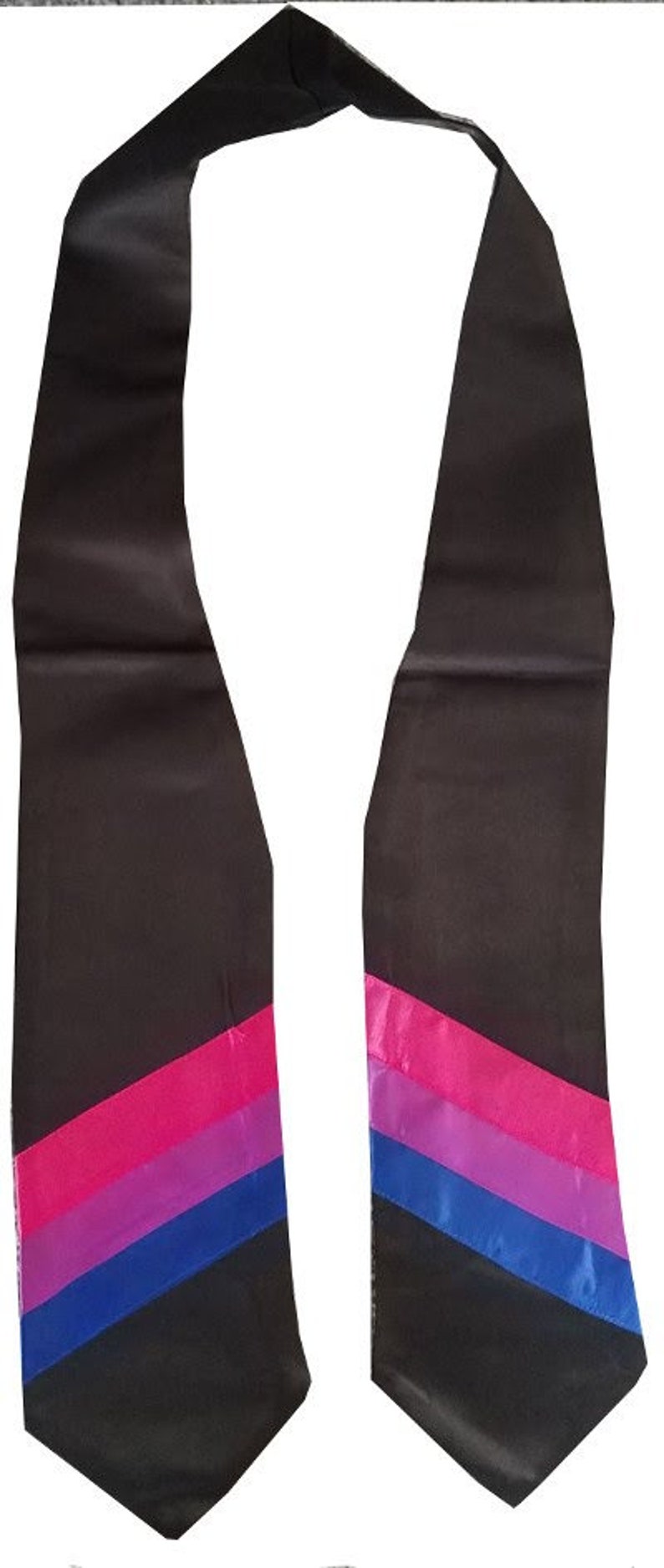 Bisexual Bi Graduation Honor Stole Graduate Choir Sash Clergy LGBT ...