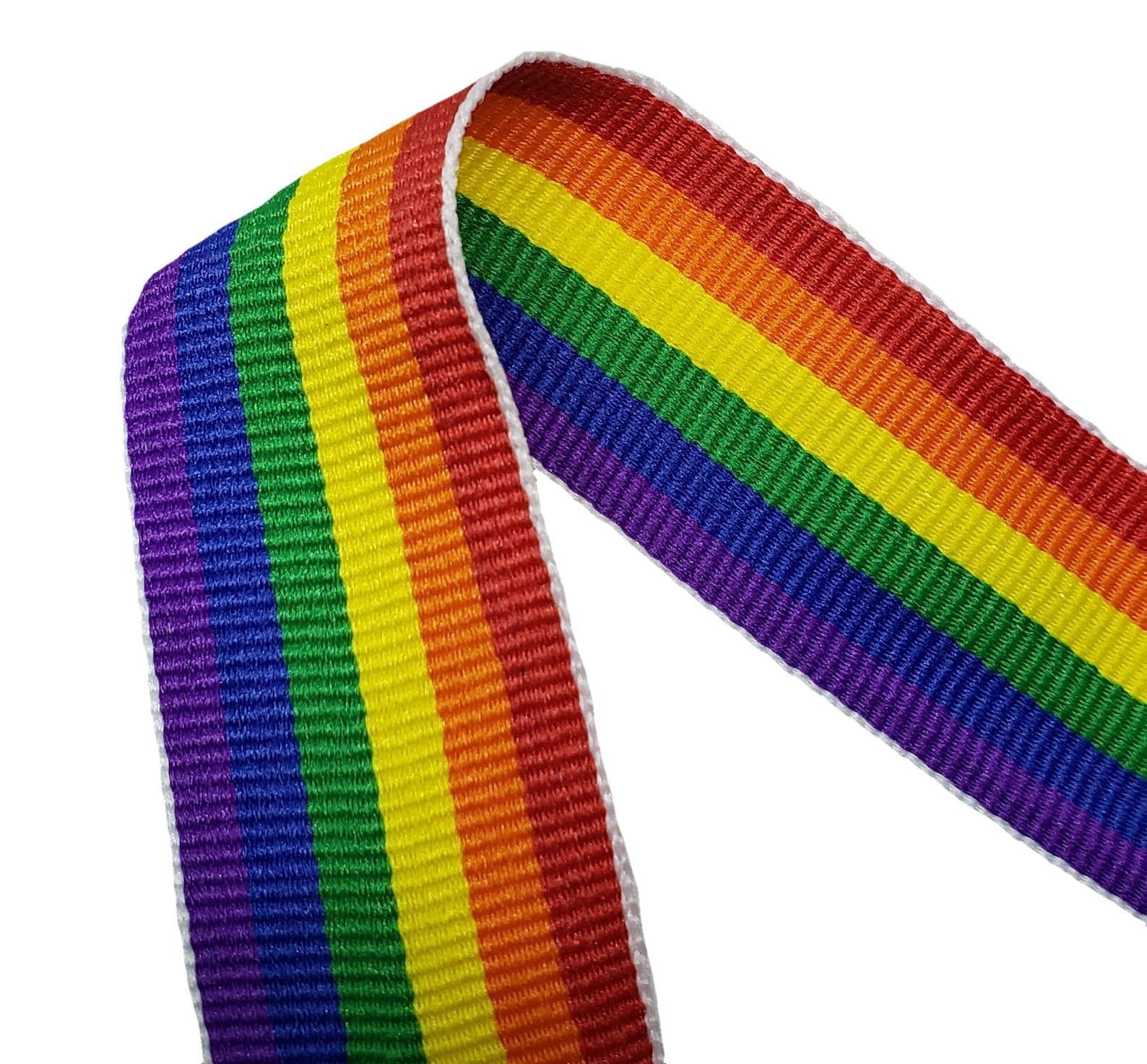Rainbow Stripe Grosgrain Fabric Ribbon Gay LGBT LGBTQ Crafting 10 100 ...