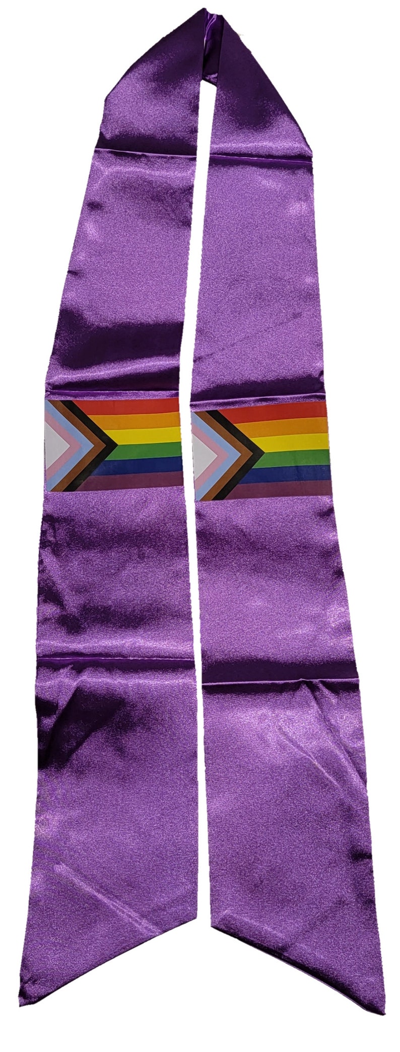 Progress Pride Rainbow LGBTQ Graduation Honor Stole Graduate Choir Sash ...