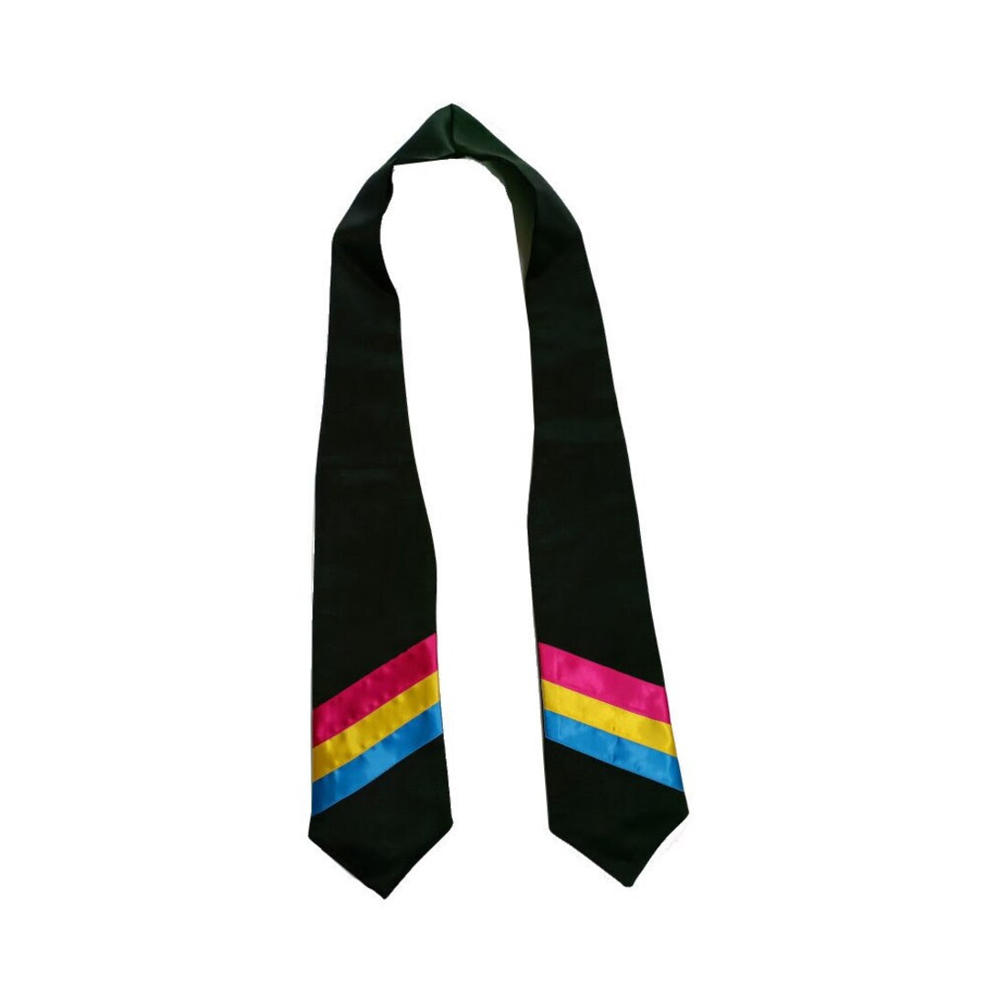 Pansexual Pride LGBTQ Graduation Honor Stole Graduate Choir Sash Clergy ...