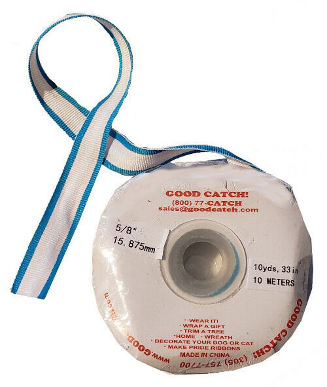 Transgender Pride Stripe Grosgrain Fabric Ribbon Pink White Blue Trans ...