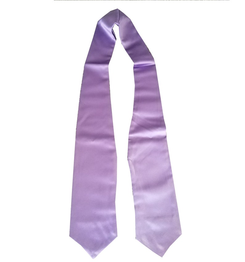 Lavender Purple Graduation Honor Stole Graduate Choir Sash Clergy LGBT ...