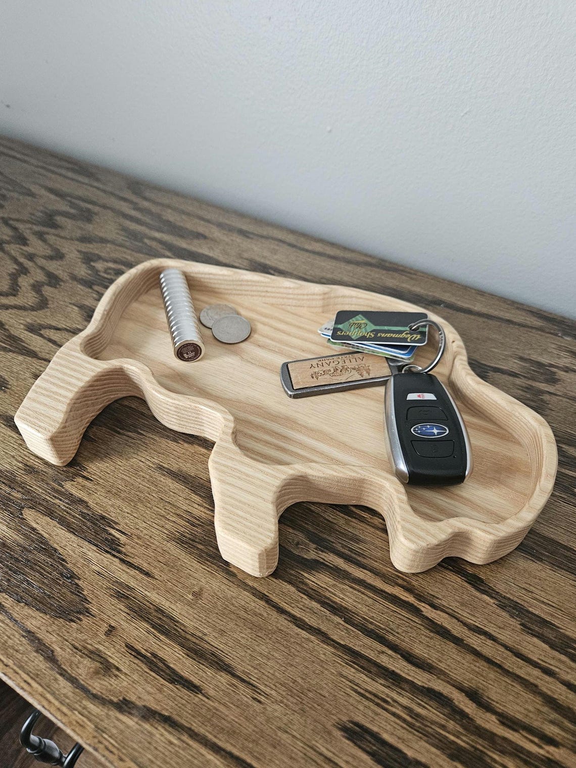 Wooden Buffalo Tray || Bison Organizer || Small Organizer, Catch-all ...