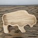 Wooden Buffalo Tray || Bison Organizer || Small Organizer, Catch-all ...