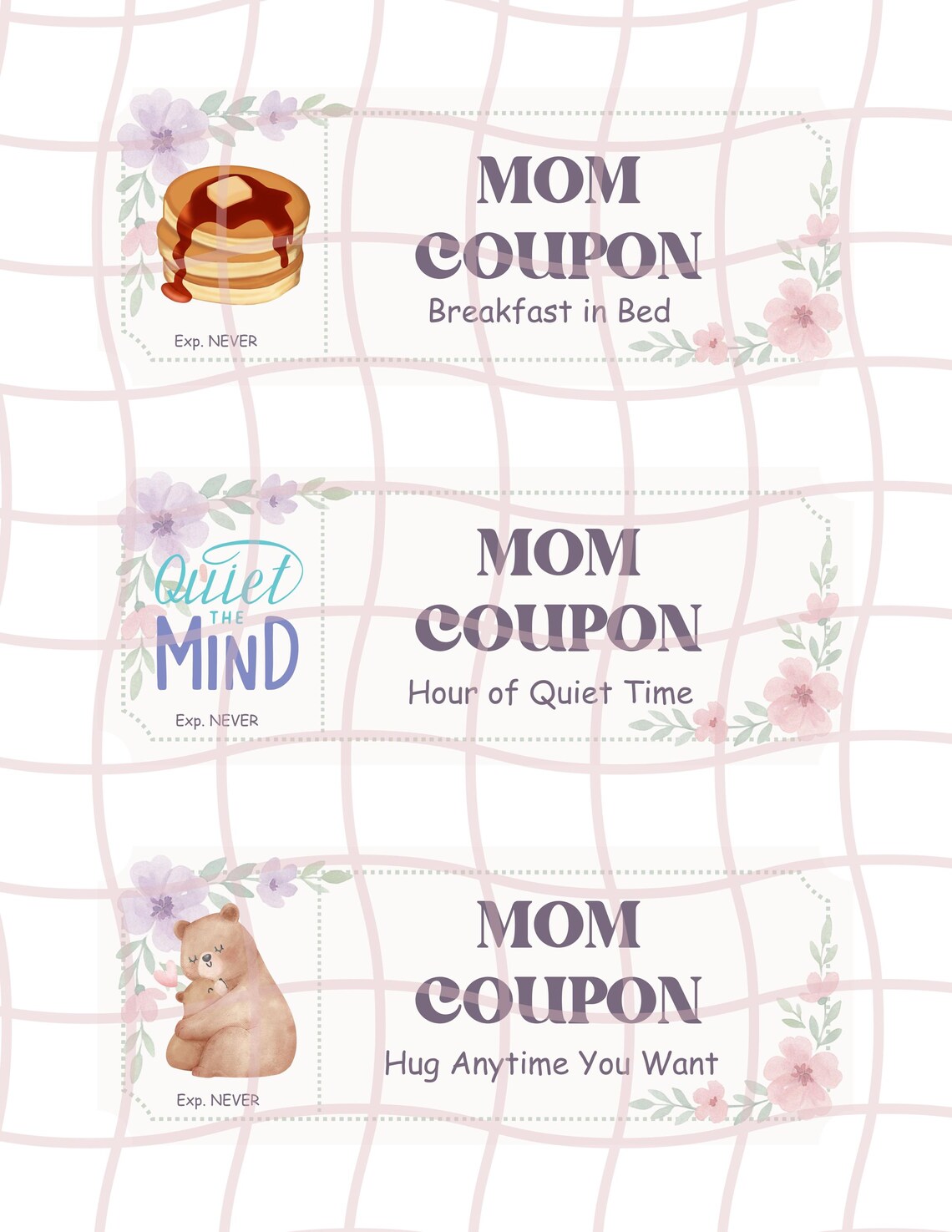 Mom Coupon Book Printable - Mother's Day Gift From Kids or Partner| DIY ...