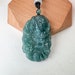 Jadeite Jade Vairocana Buddha Da Ri Ru Lai Carved Pendant Necklace, Đại ...