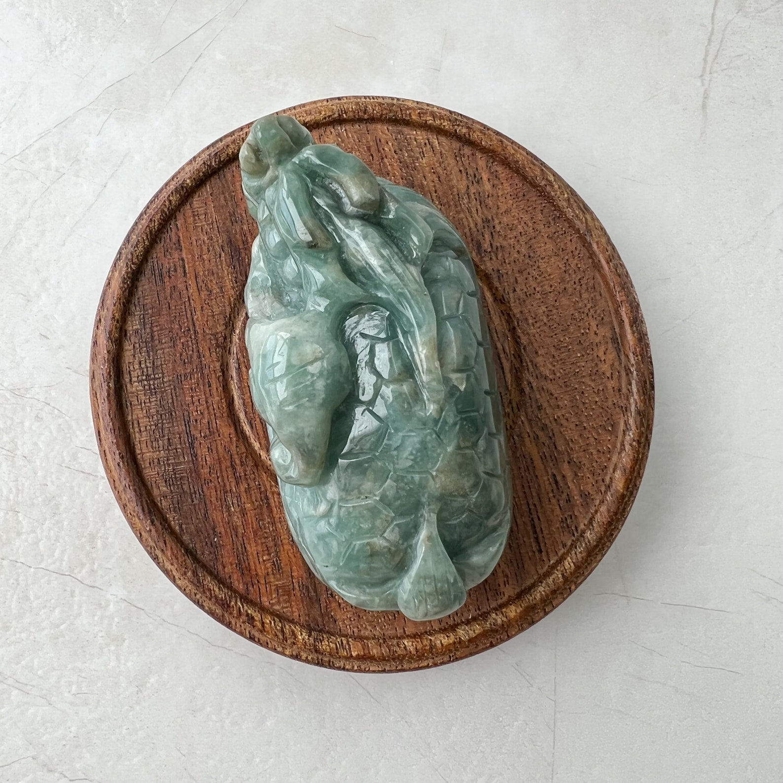 Jadeite Jade Dragon Turtle Chinese Zodiac Hand Carved Feng - Etsy