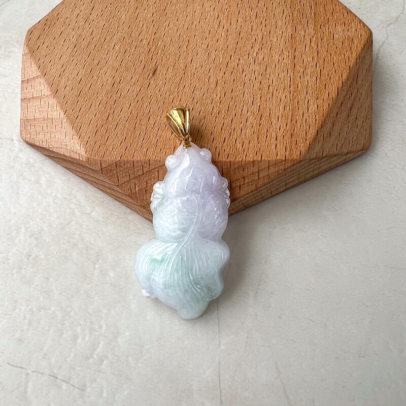 Fish Jade Pendant - Etsy