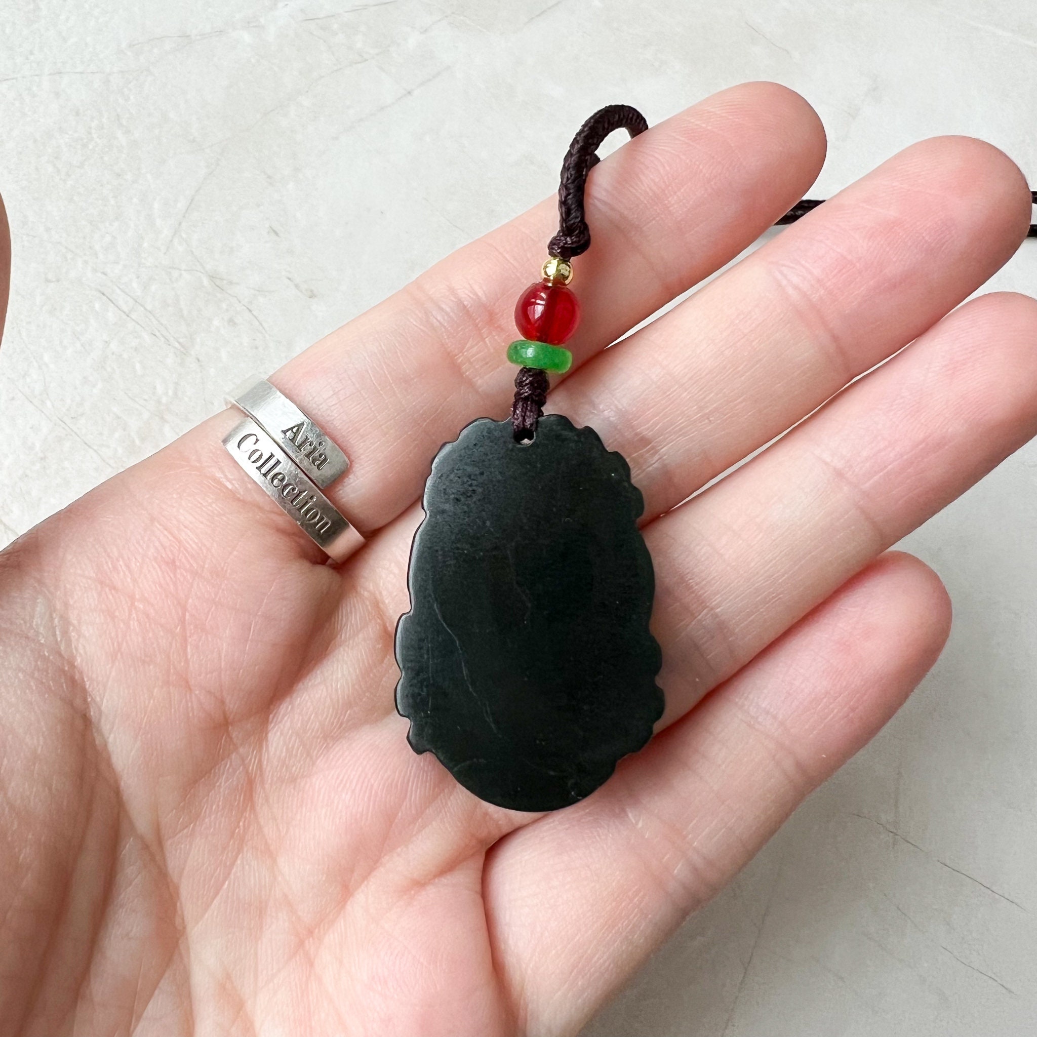 Nephrite Jade Pig Boar Chinese Zodiac Carved Pendant Necklace - Etsy