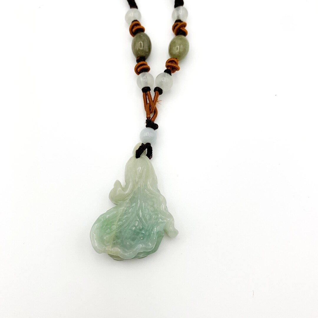Jadeite Jade Cabbage Necklace, Jade Pendant, Jade Necklace, Feng Shui ...