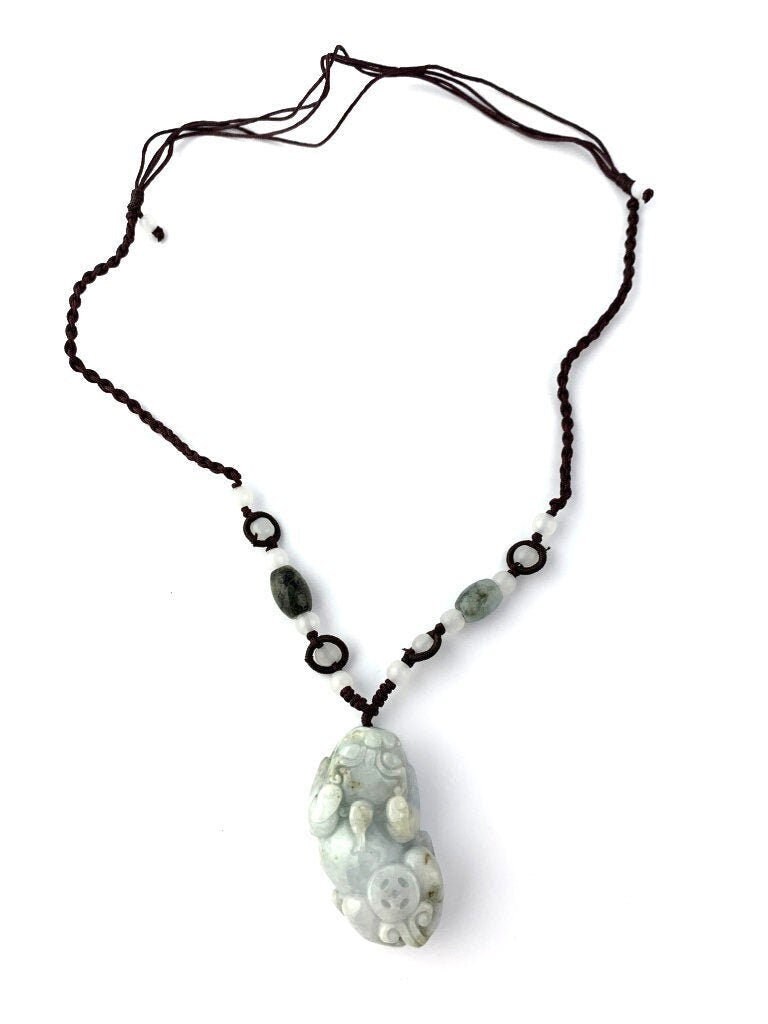 Jadeite Jade Dragon Pixiu Dragon Chinese Carved Pendant - Etsy