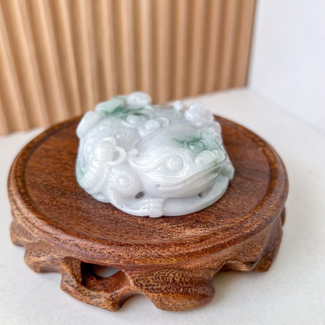 Jadeite Jade 5 Poison Toad, Scorpion, Snake, Spider, Centipede Hand ...