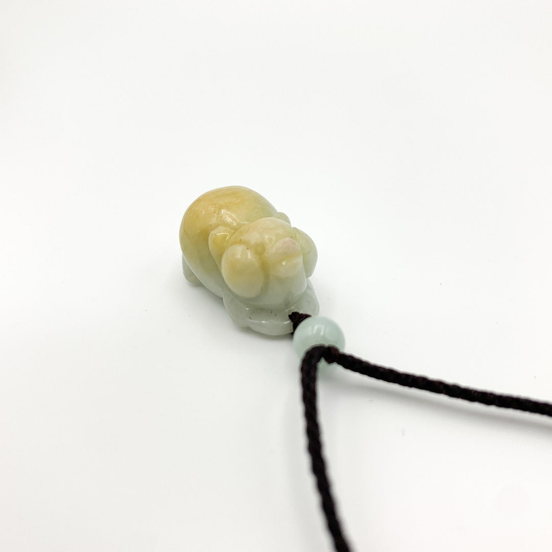 Yellow Jadeite Jade Pig Boar Chinese Zodiac Carved Rustic - Etsy
