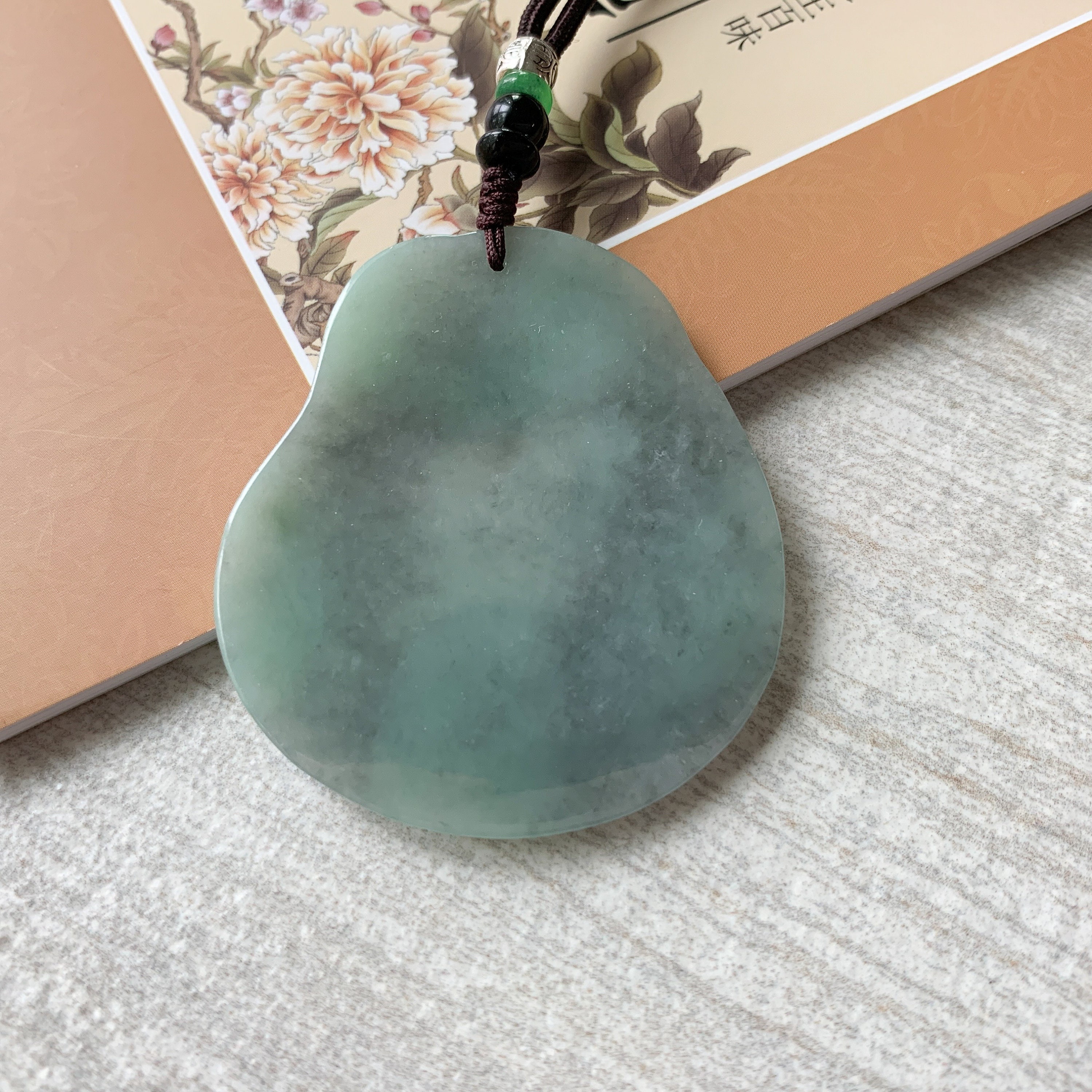 Jadeite Jade Deer in Forest Hand Carved Pendant Necklace - Etsy UK