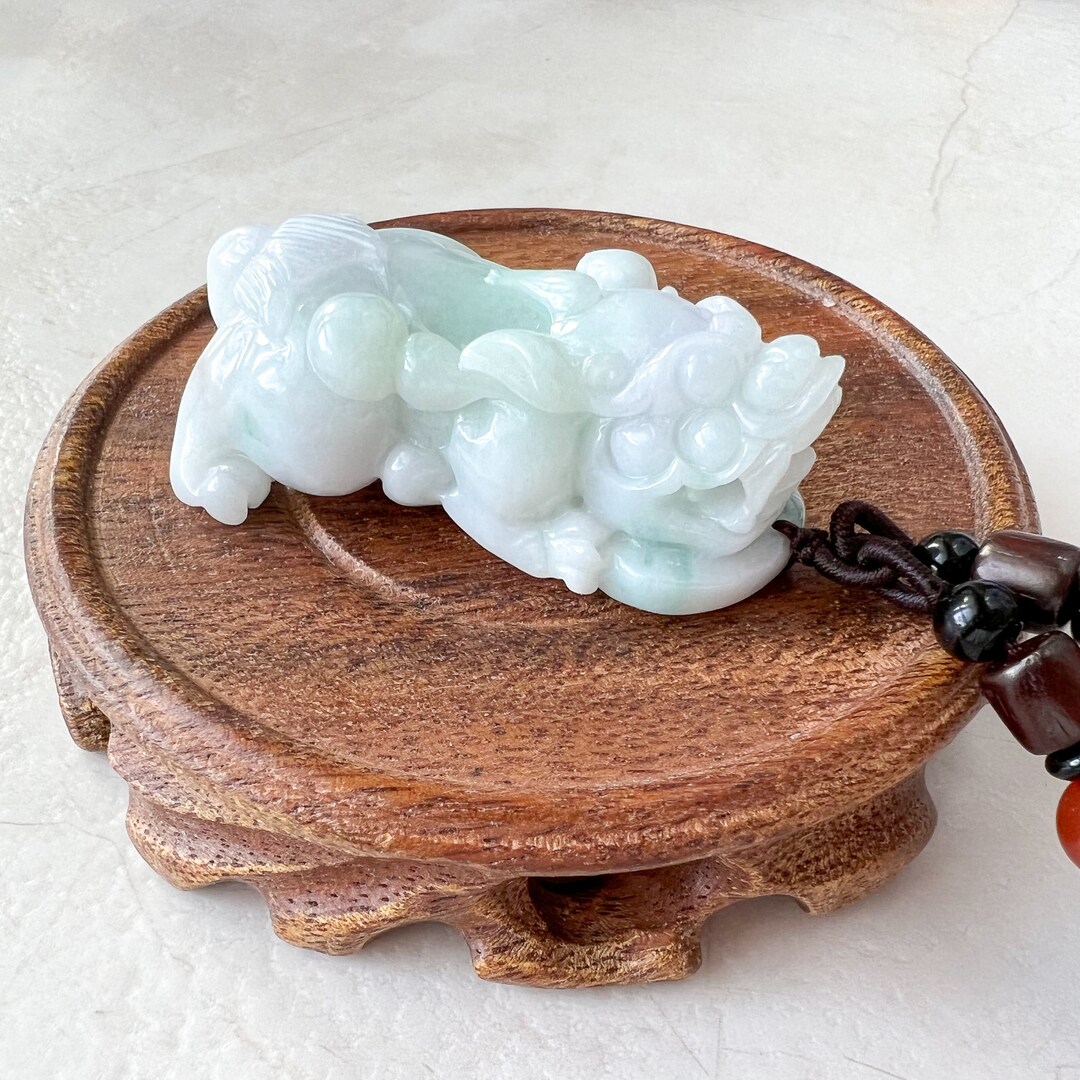 Jadeite Jade Dragon Pixiu Dragon Chinese Hand Carved Statue, Figurine ...