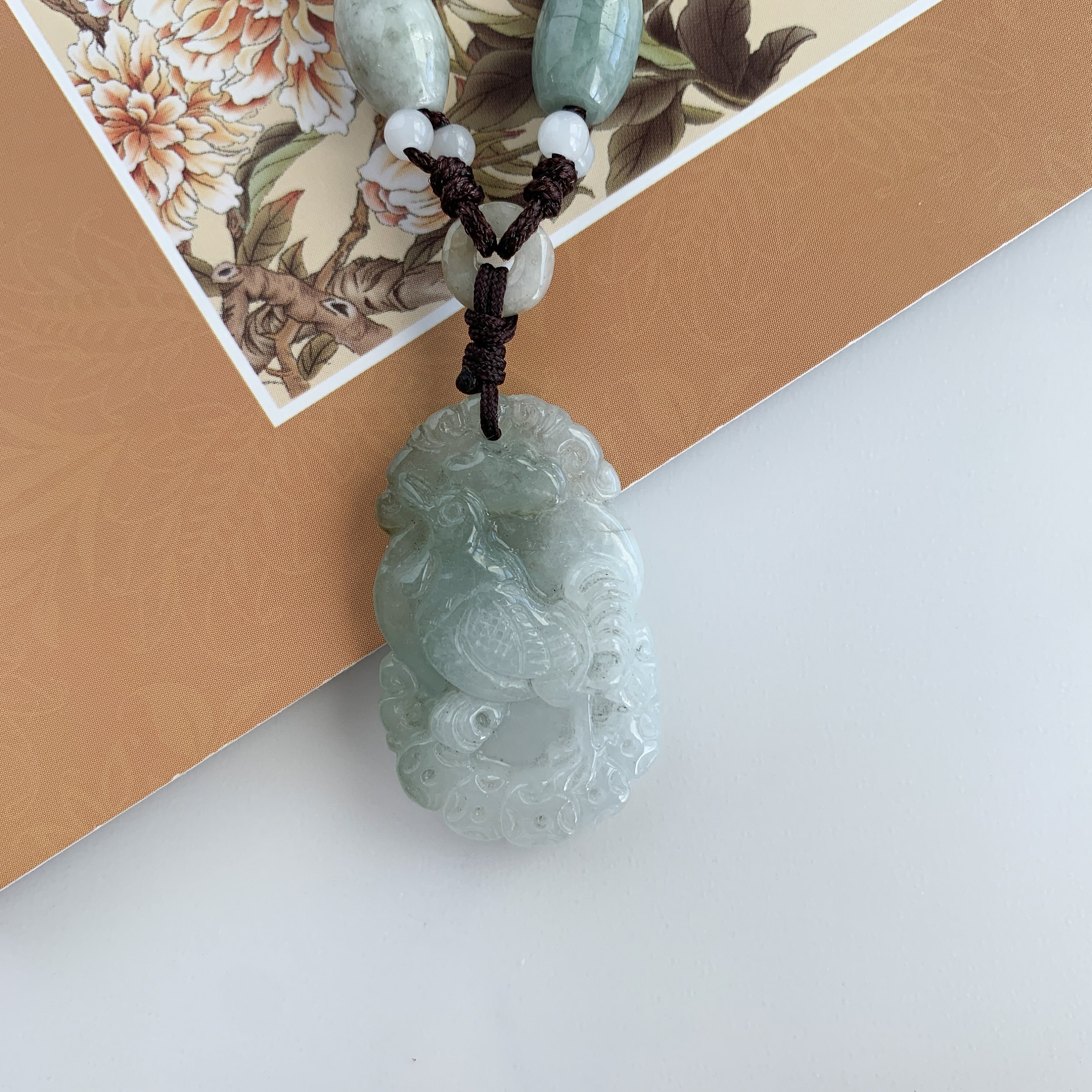 Jadeite Jade Rooster Chicken Chinese Zodiac Carved Pendant | Etsy