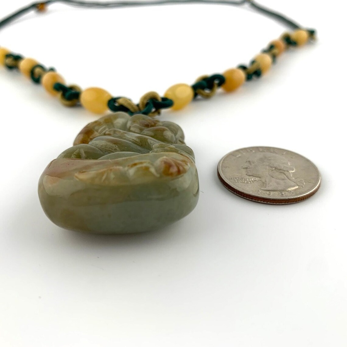 Jadeite Jade Pig Boar Chinese Zodiac Carved Pendant Necklace - Etsy