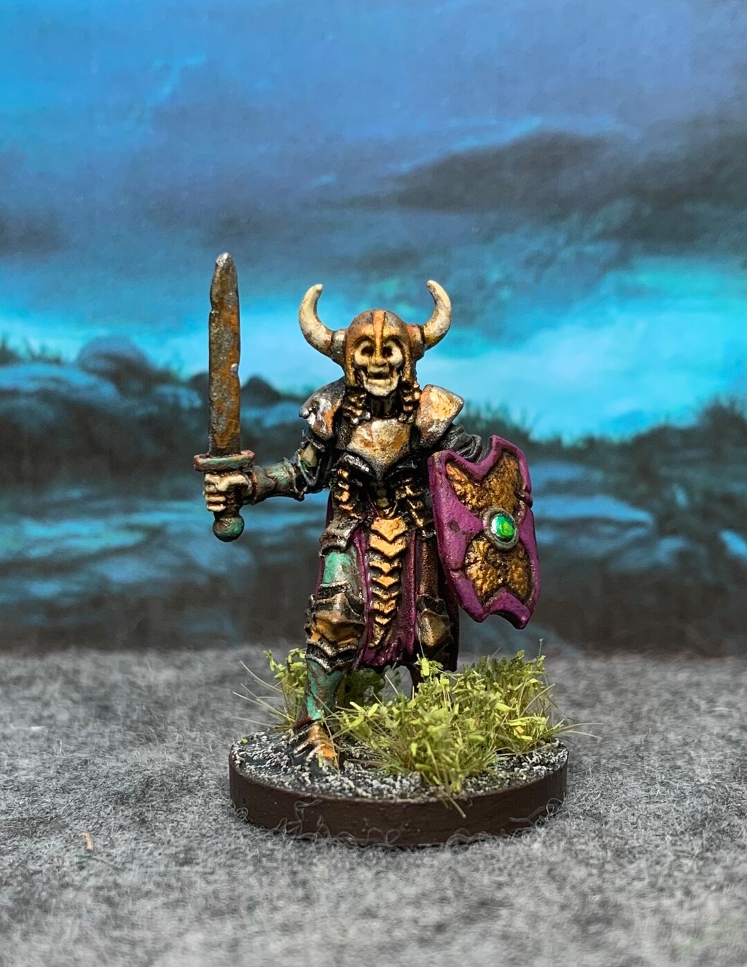 Undead Warrior. Hand Painted Dungeons and Dragons Miniature. - Etsy