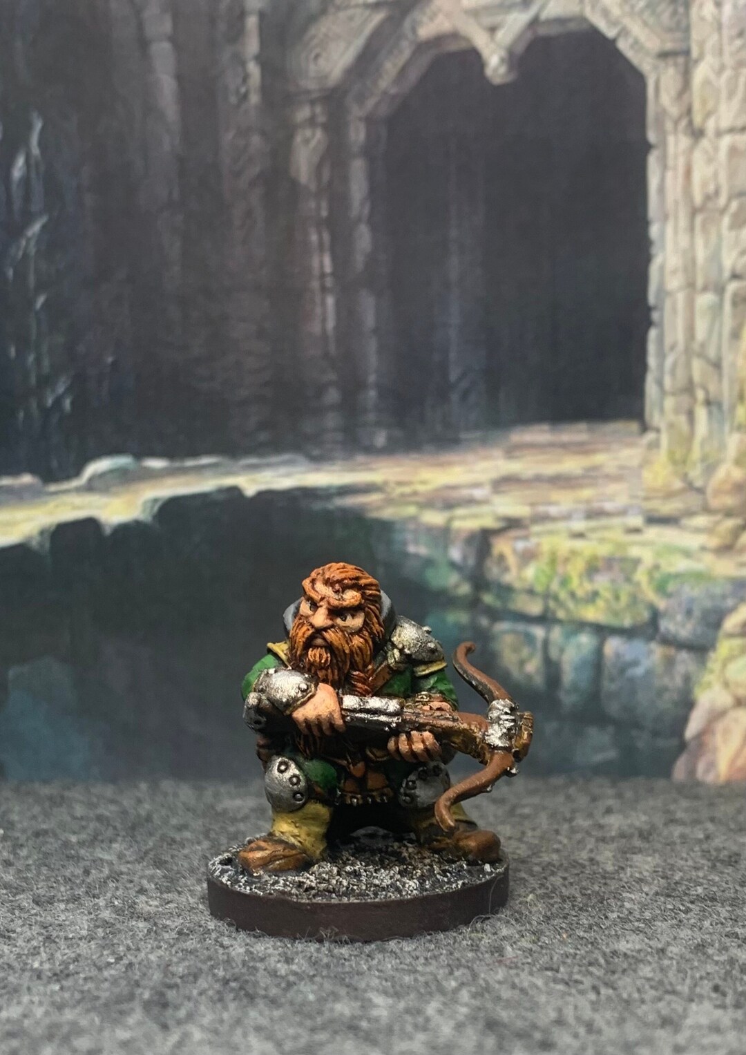 Dwarf Ranger. Hand Painted Dungeons and Dragons Miniature. - Etsy
