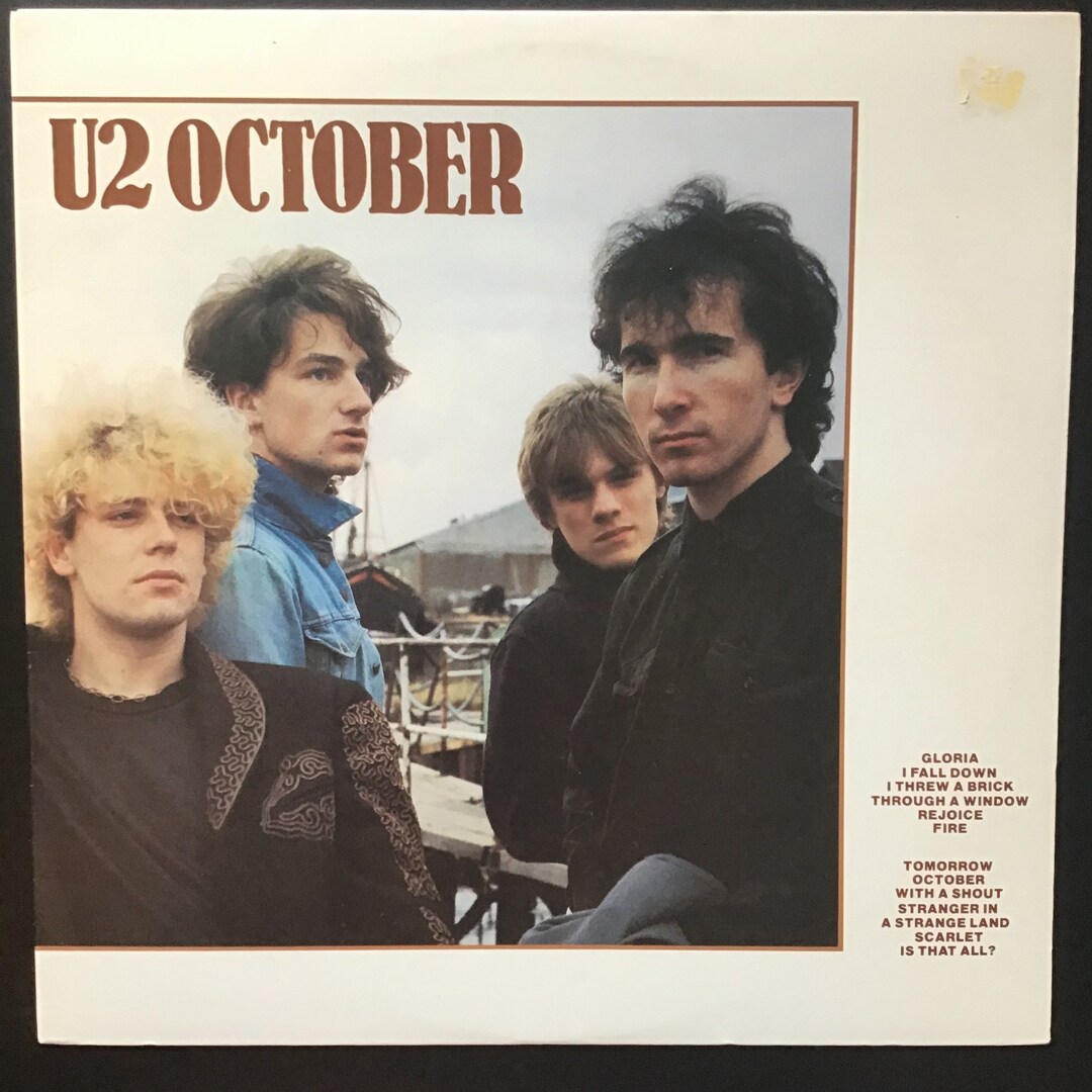 U2 October gloria i Threw a Brick Through a Window 1983 Vintage Vinyl ...