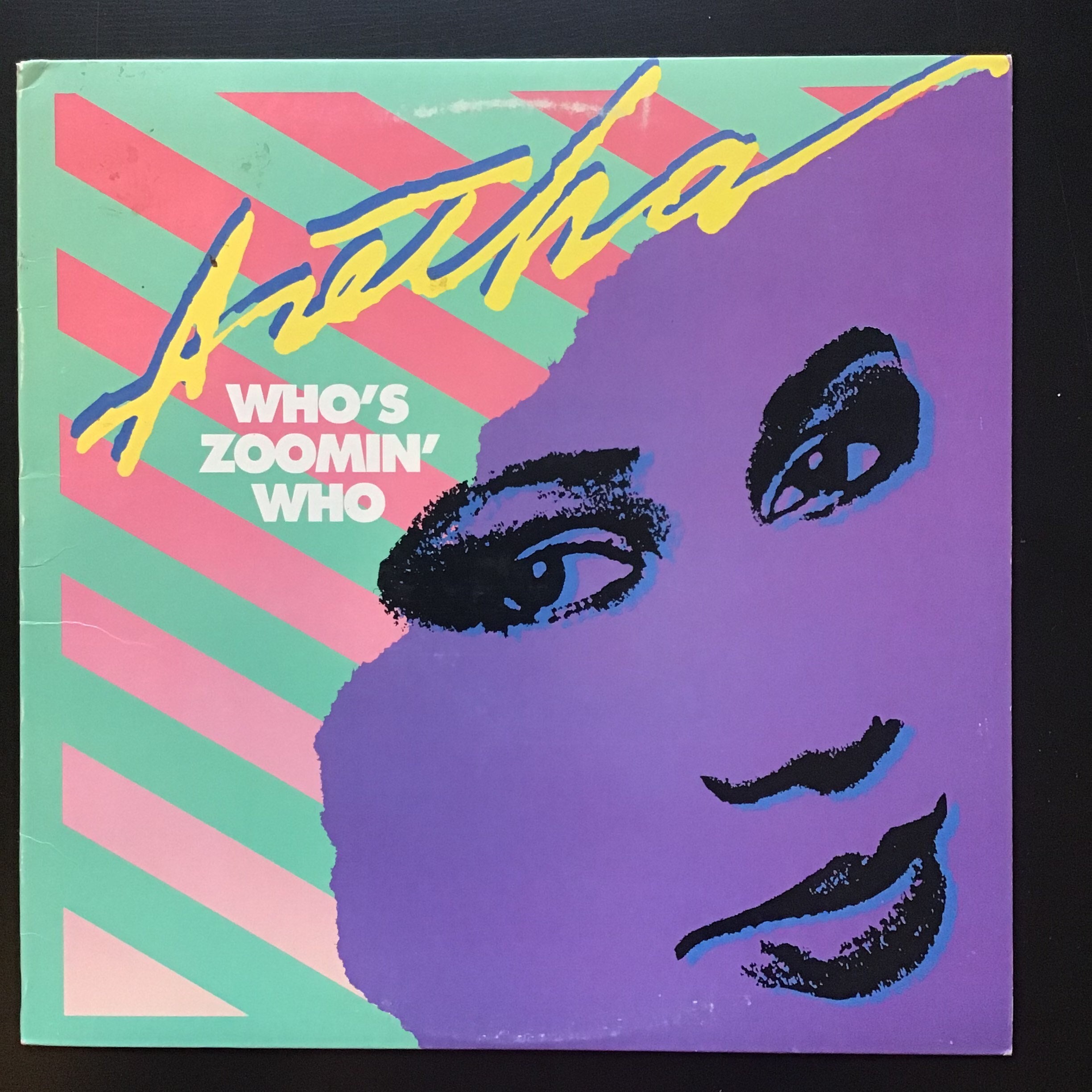 Aretha Franklin who's Zoomin' Who 1985 Vintage 12 Vinyl Single With ...