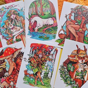 Enchanted Forest Postcard Prints - Etsy