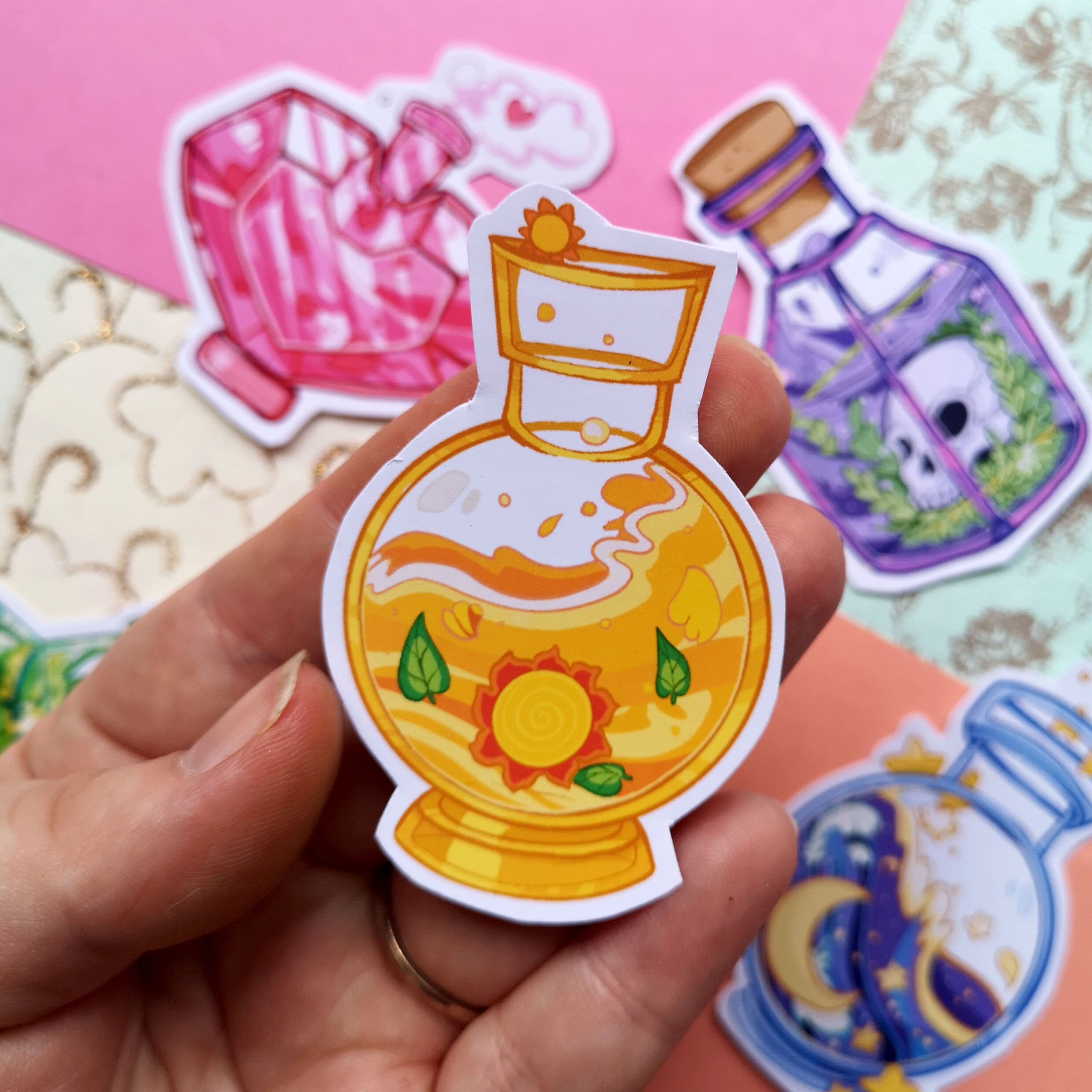 Alchemy Potion Stickers - Etsy UK