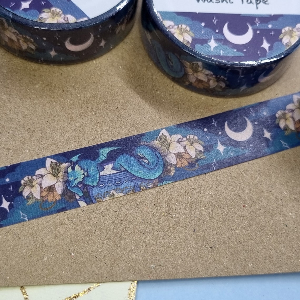Sleepy Dragons Teacup Dragons Washi Tape Fantasy Washi Tape - Etsy