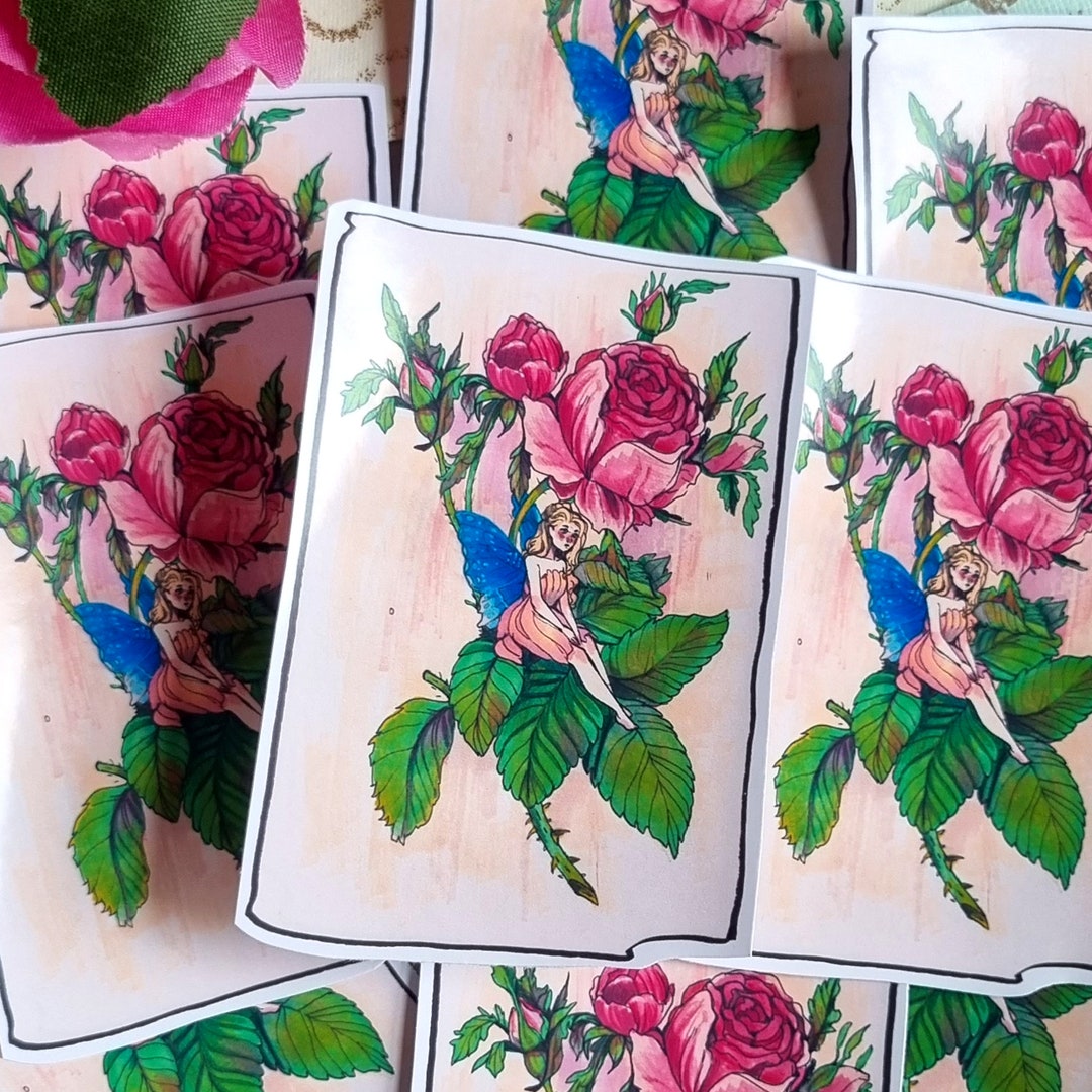 Botanist Fairy Sticker - Fairy - Journal- Cottage Core- Stickers - Etsy