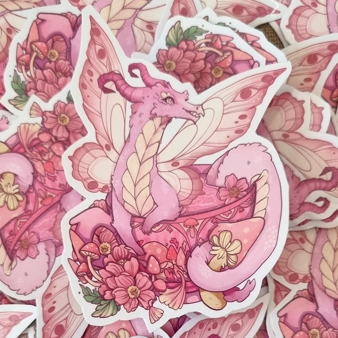 Fey Dragon Teacup Dragon Sticker - Etsy