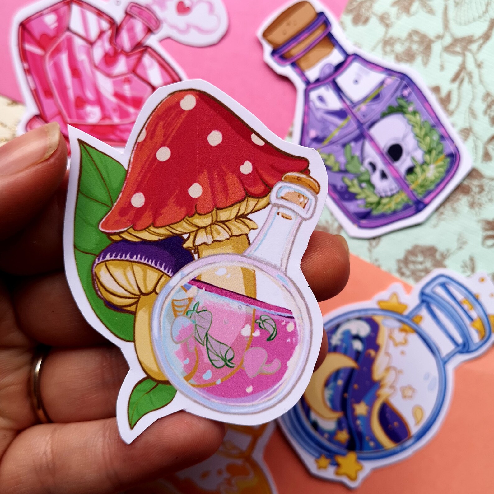 Alchemy Potion Stickers - Etsy UK
