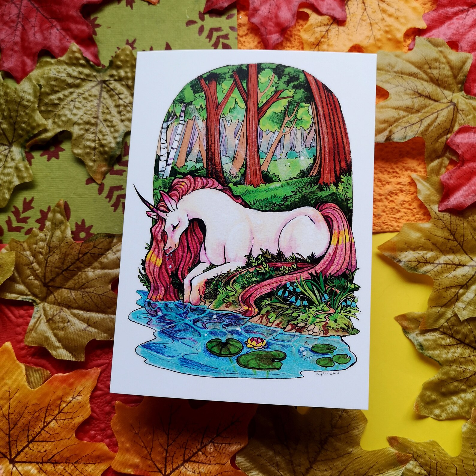 Enchanted Forest Postcard Prints - Etsy