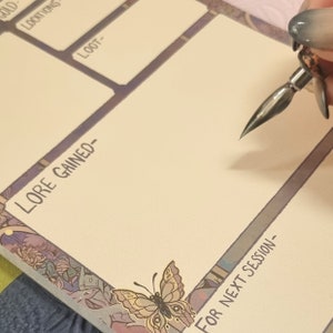 Fey Journey D&D Notepad A5 Stationery Notepad Letter Paper A5 ...