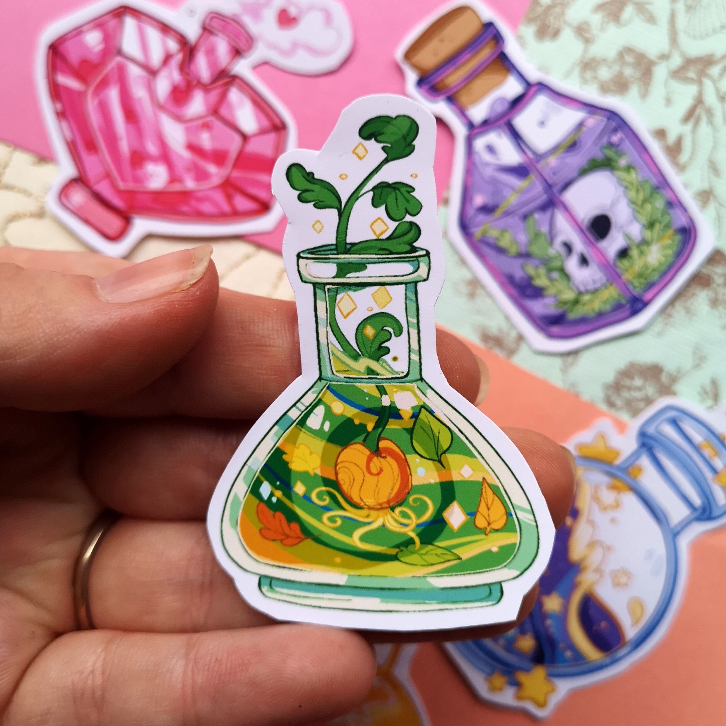 Alchemy Potion Stickers - Etsy UK