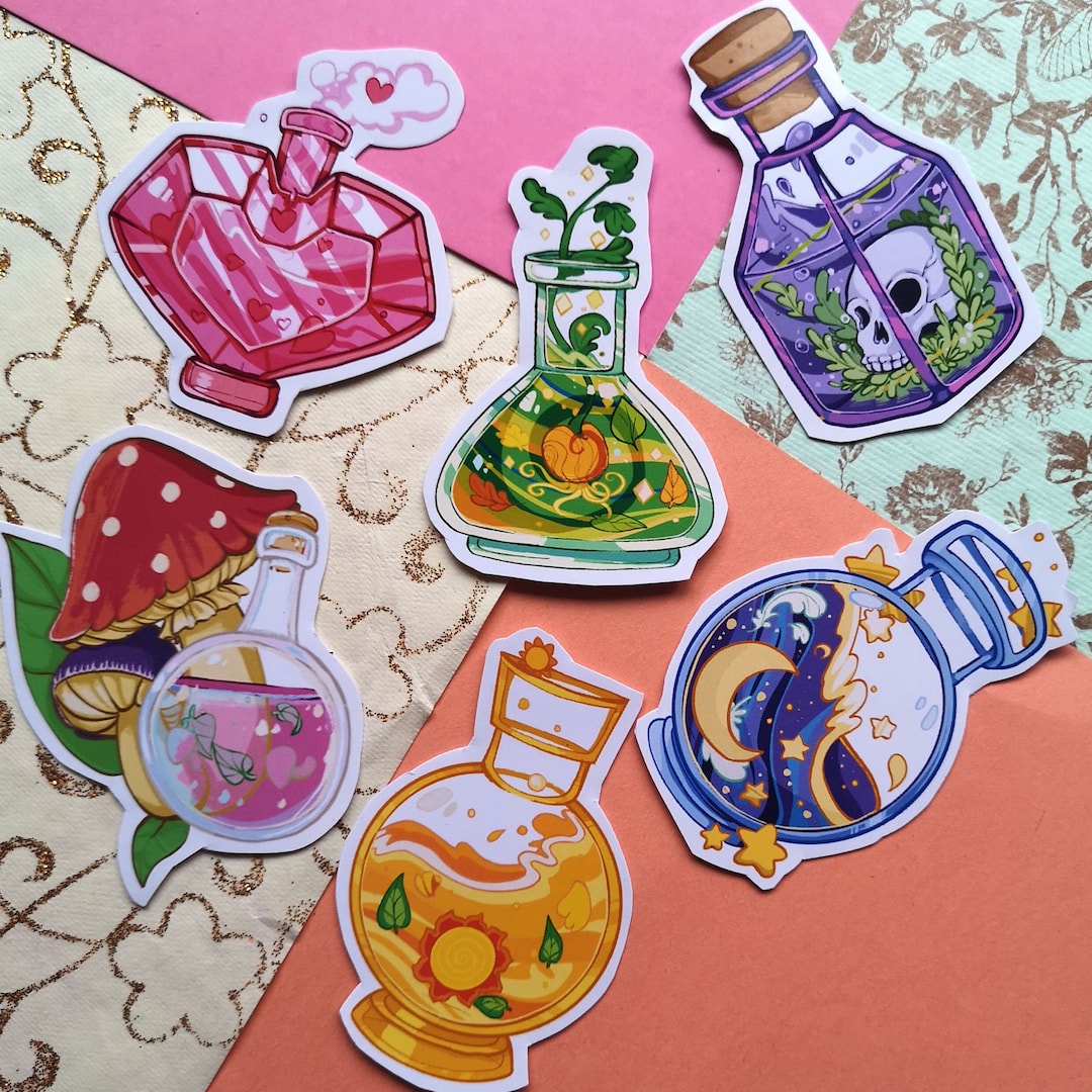 Alchemy Potion Stickers - Etsy