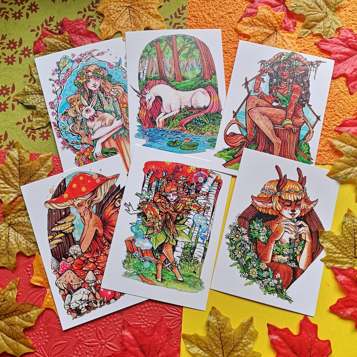 Enchanted Forest Postcard Prints - Etsy