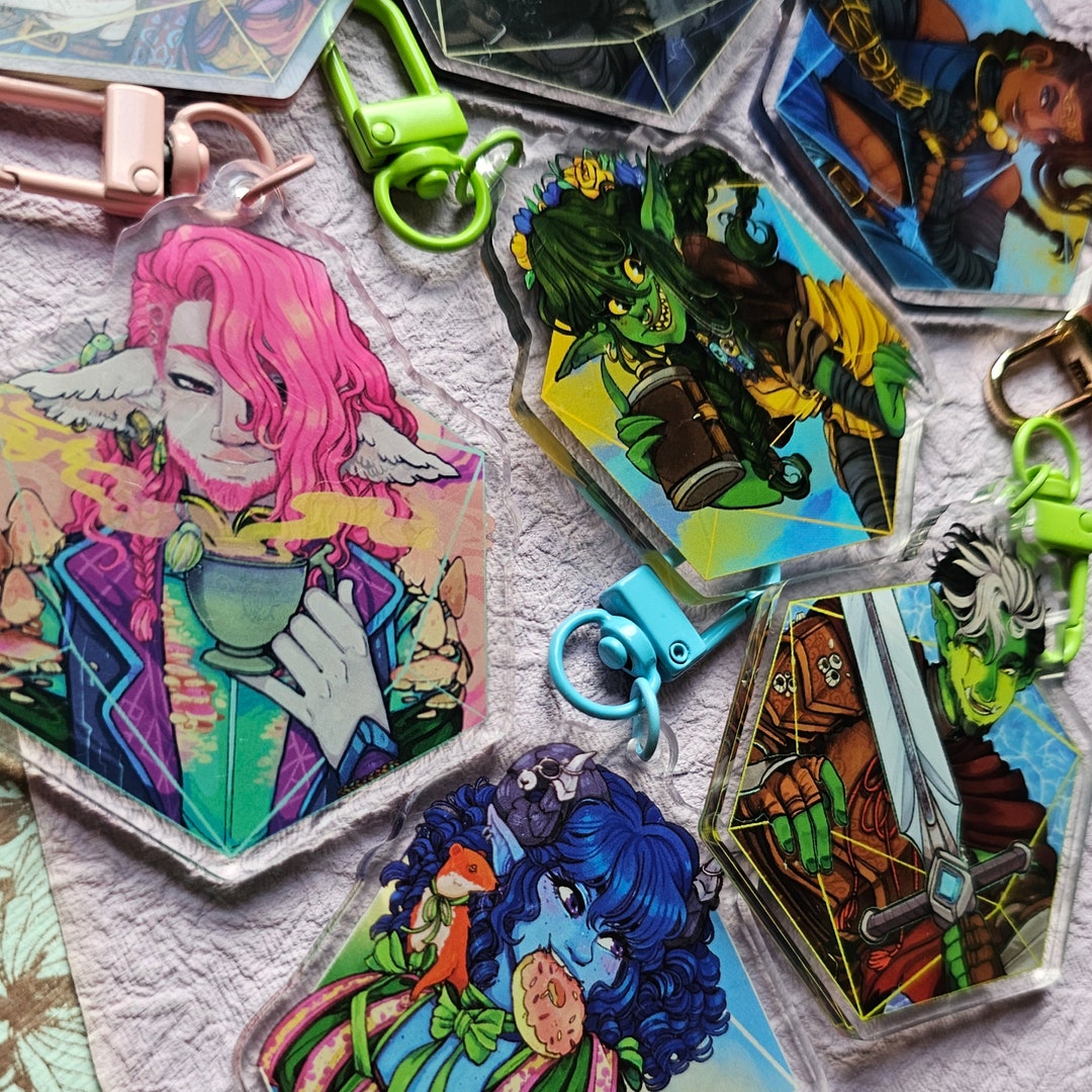The Chaos Crew- MN- Keyring - Critical Role Inspired - Etsy