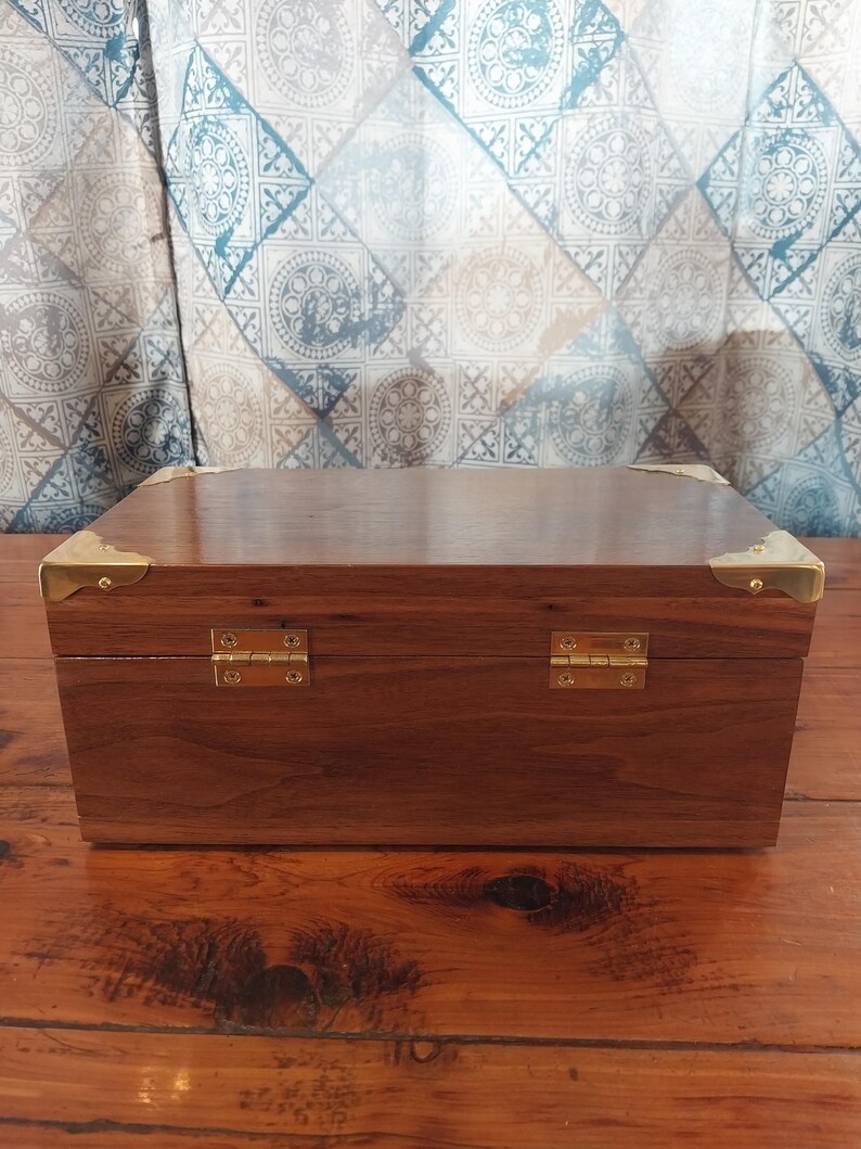 Black Walnut Keepsake Box - Etsy