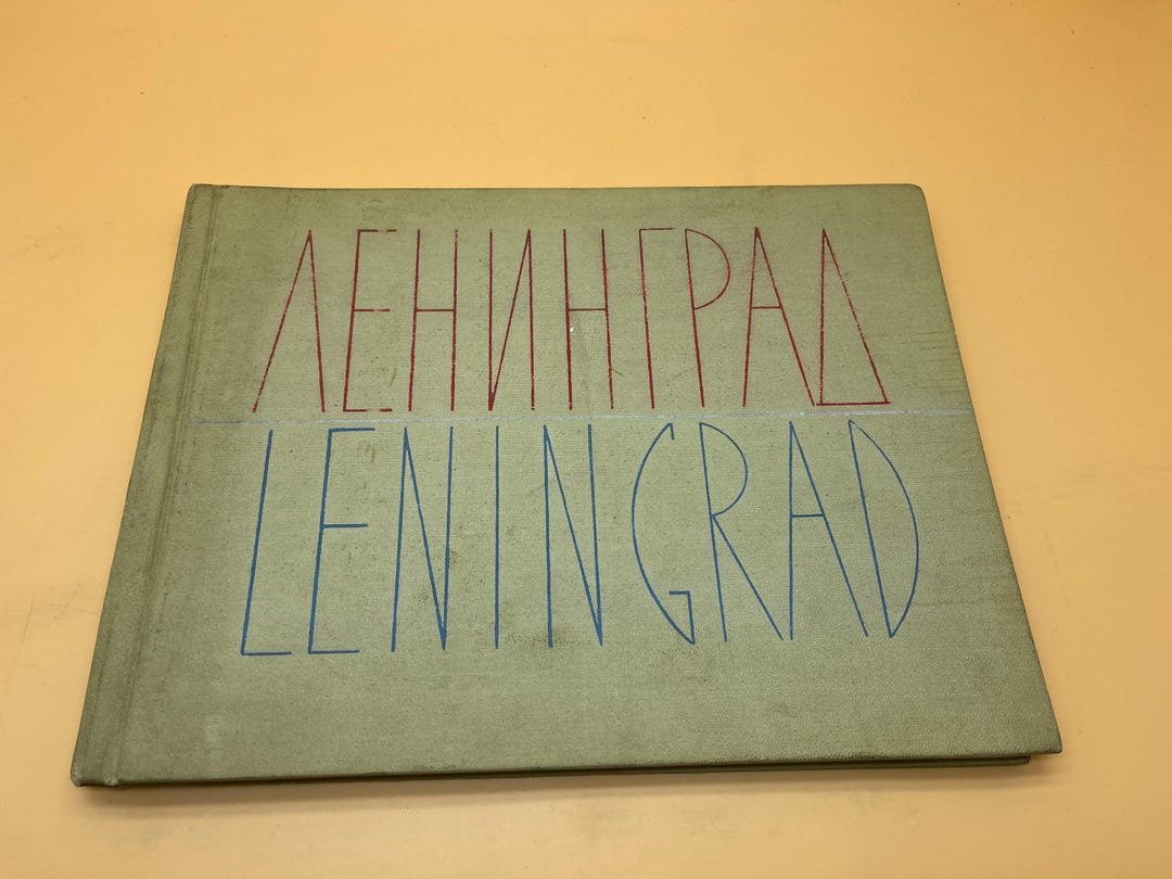 1960 Vintage Book Photo Album Leningrad - Etsy