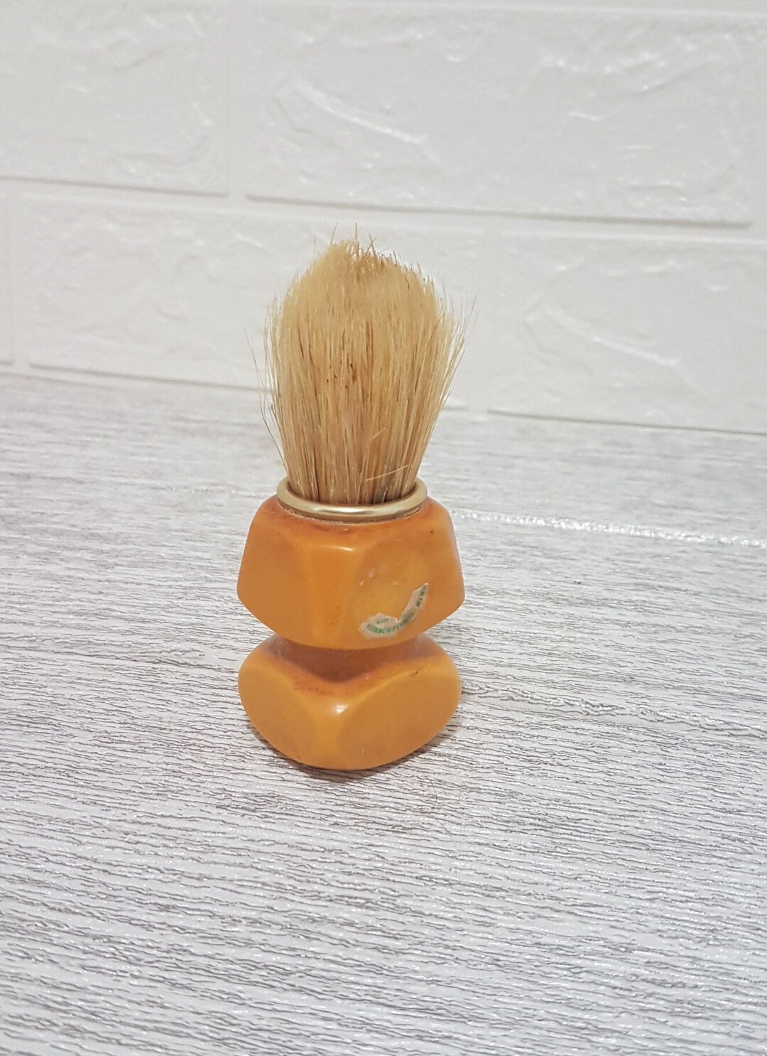 Vintage German Bakelite Shaving Brush With Natural Flamingo - Etsy