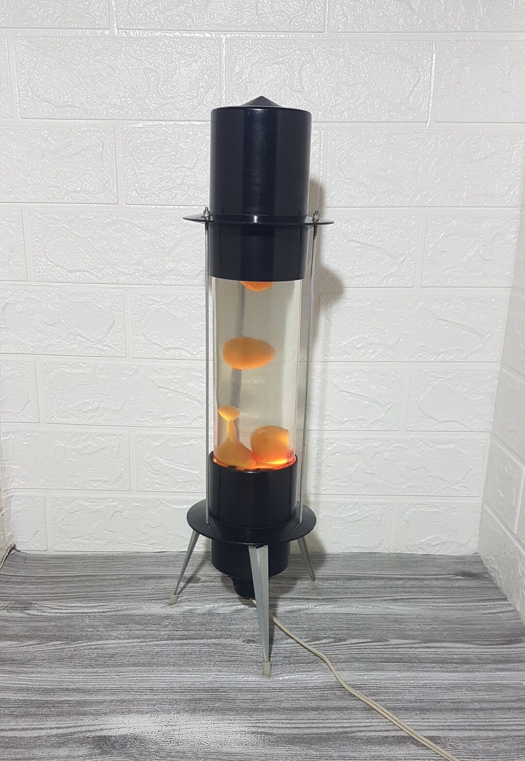 LAVA LAMP Vintage 1980 Soviet Multicolor Lava Lamp Space Rocketnight ...