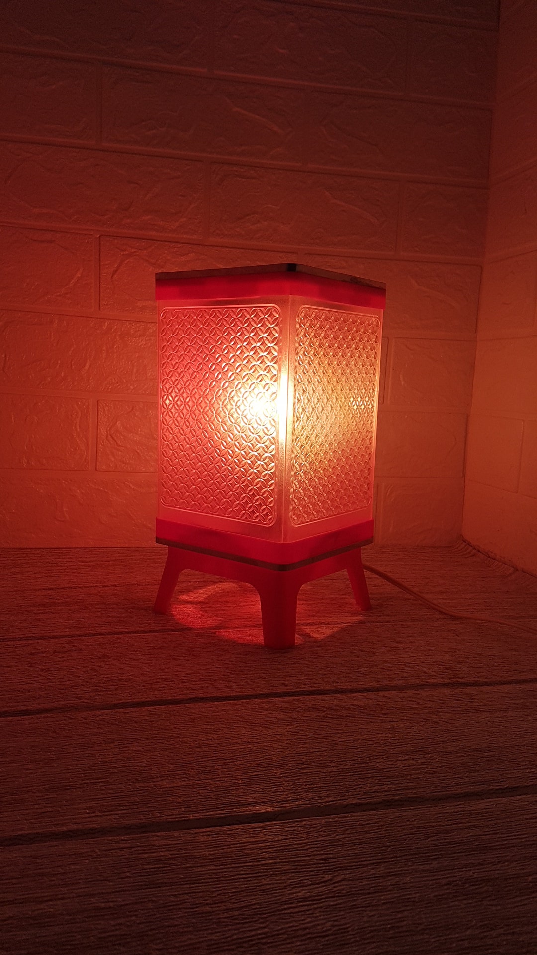 80s Disco Lamp, Night Lamp, Vintage Lamp Night Light, Cozy Light ...