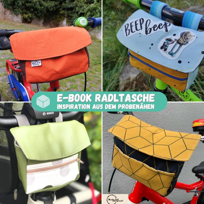 Schnittmuster: Lenkertasche Kinder Für Fahrrad Roller - Etsy