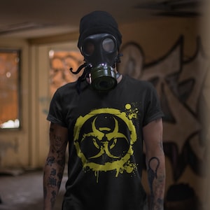 Biohazard Symbol T-shirt Mens Womens | Etsy