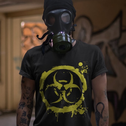 Biohazard Symbol T-shirt Mens Womens - Etsy