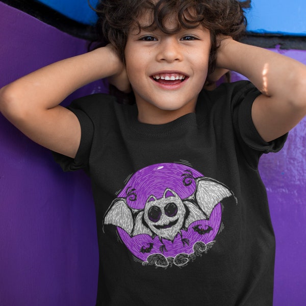 Kids Personalised Bat T Shirt - Etsy